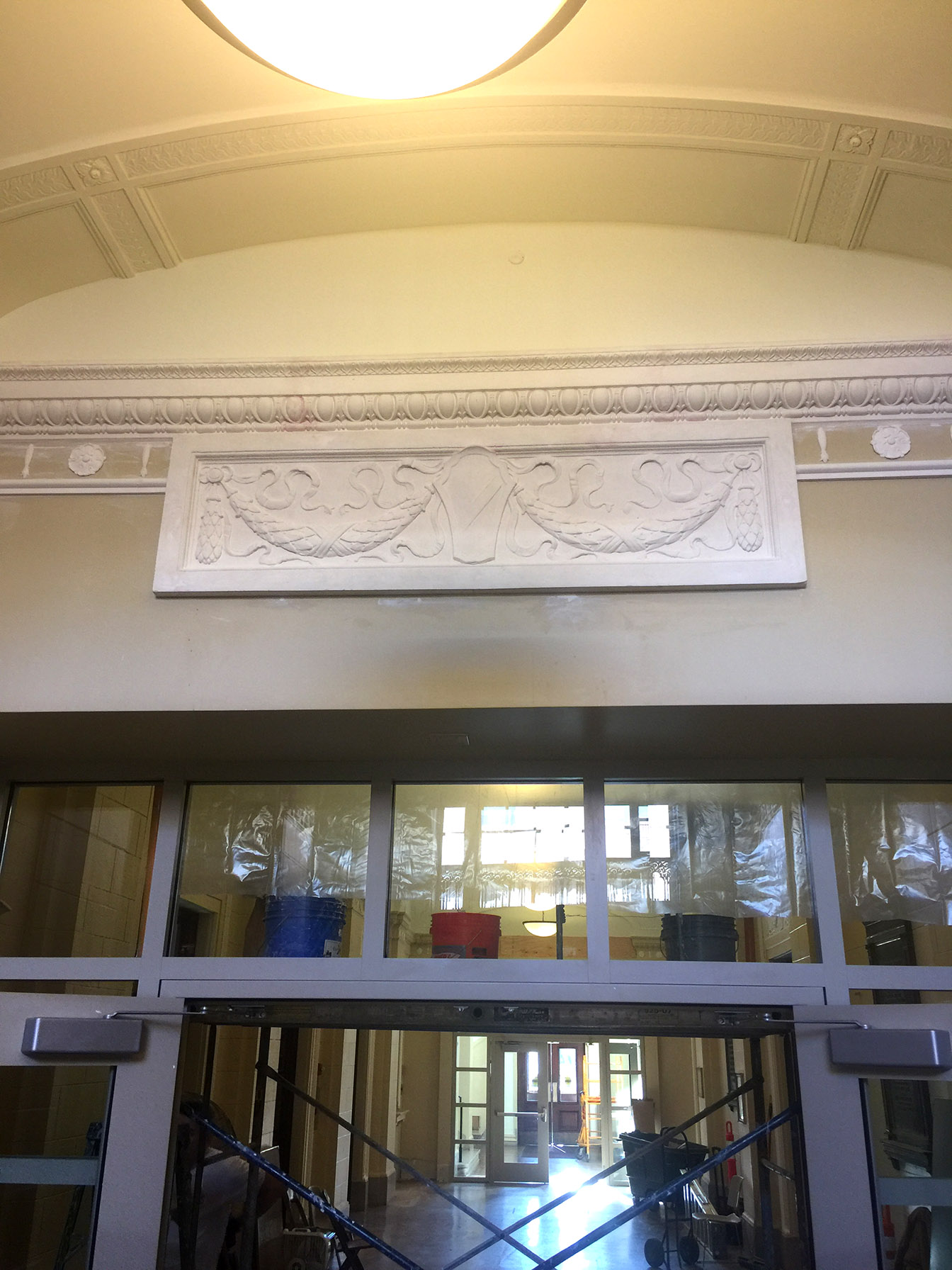 University Of Illinois: Plaster Frieze Repair - ZMartin Plastering